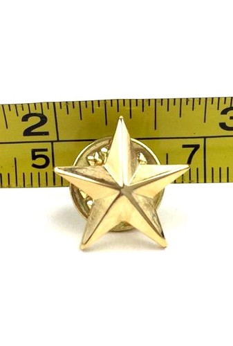 Premium Metal Gold Star Pin with Butterfly Clutch Back | eBay
