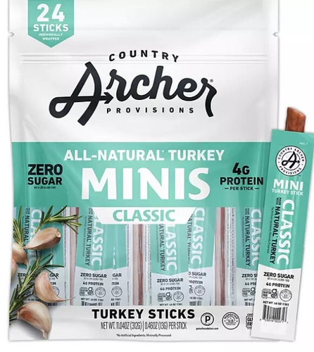 Country Archer Mini Classic Turkey Sticks 0.46 oz, 24 pk | eBay