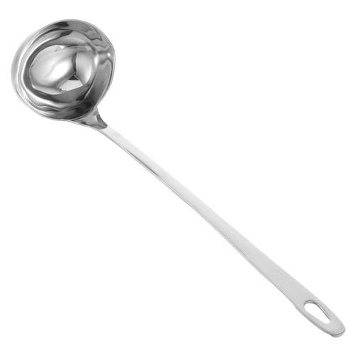 2 Count Double Mouth Spoon Stainless Steel Ladle with Pour Spout Soup ...