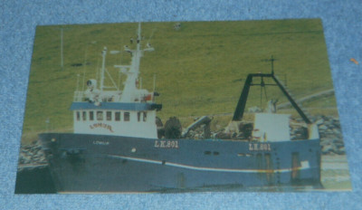 Vintage Scottish Fishing Boat Photo Lerwick Shetland Trawler Vessel ...