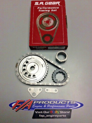 Chevrolet LS2 / LS3 Engine BILLET .250" Roller Timing Set S.A. GEAR ...