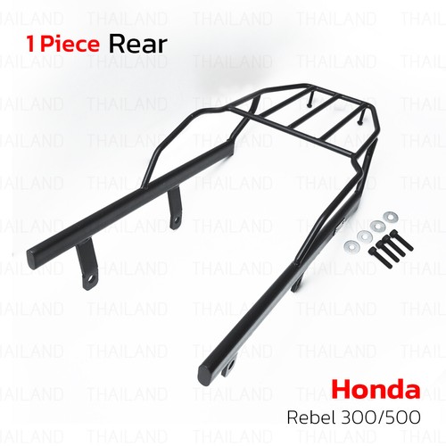 Rear Steel Black Luggage Rack Carrier Fits Honda Rebel 300/500 CMX 2017 ...