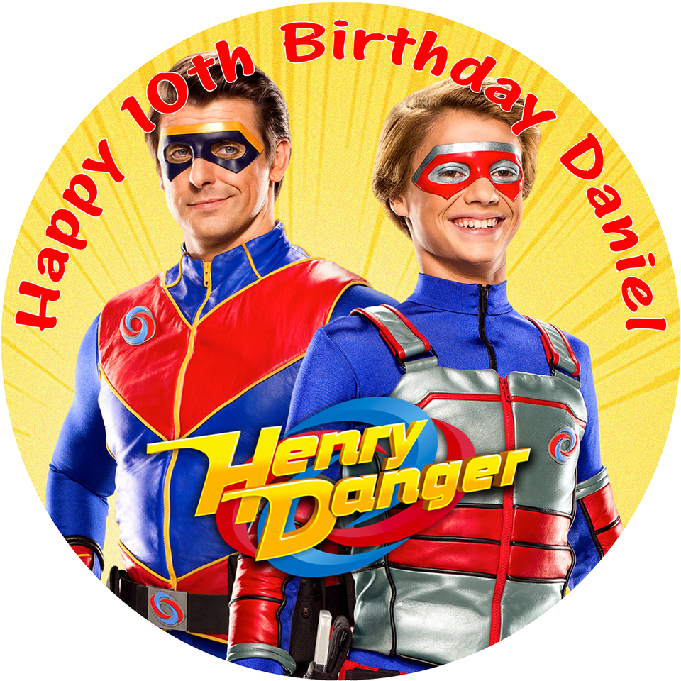 HENRY DANGER CAKE TOPPER PERSONALISED EDIBLE HENRY DANGER BIRTHDAY CAKE ...