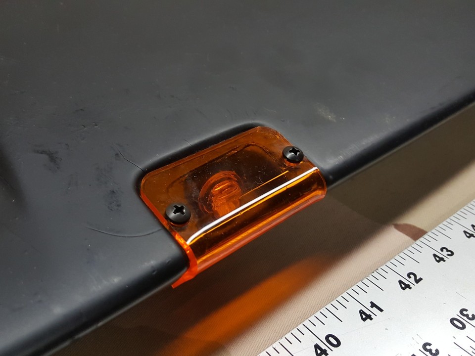 (5) New HD Lund Replacement Lens Lenses Orange Amber Hardware Set Cab ...