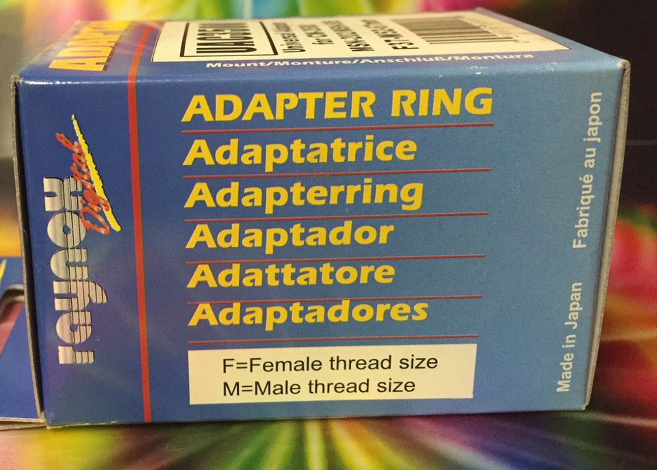 Raynox Universal Adapter UAC3500 F37-M 52 55 58 62 67 (UAC-3500 MSN-202 ...