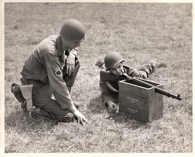 Vintage Original Press Photo Cleveland PD 145th Infantry Rifle Training ...
