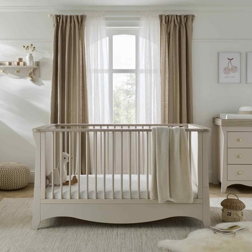 Baby Cot Bed, Dresser & Wardrobe Set - Cashmere Clara 3pc Nursery ...