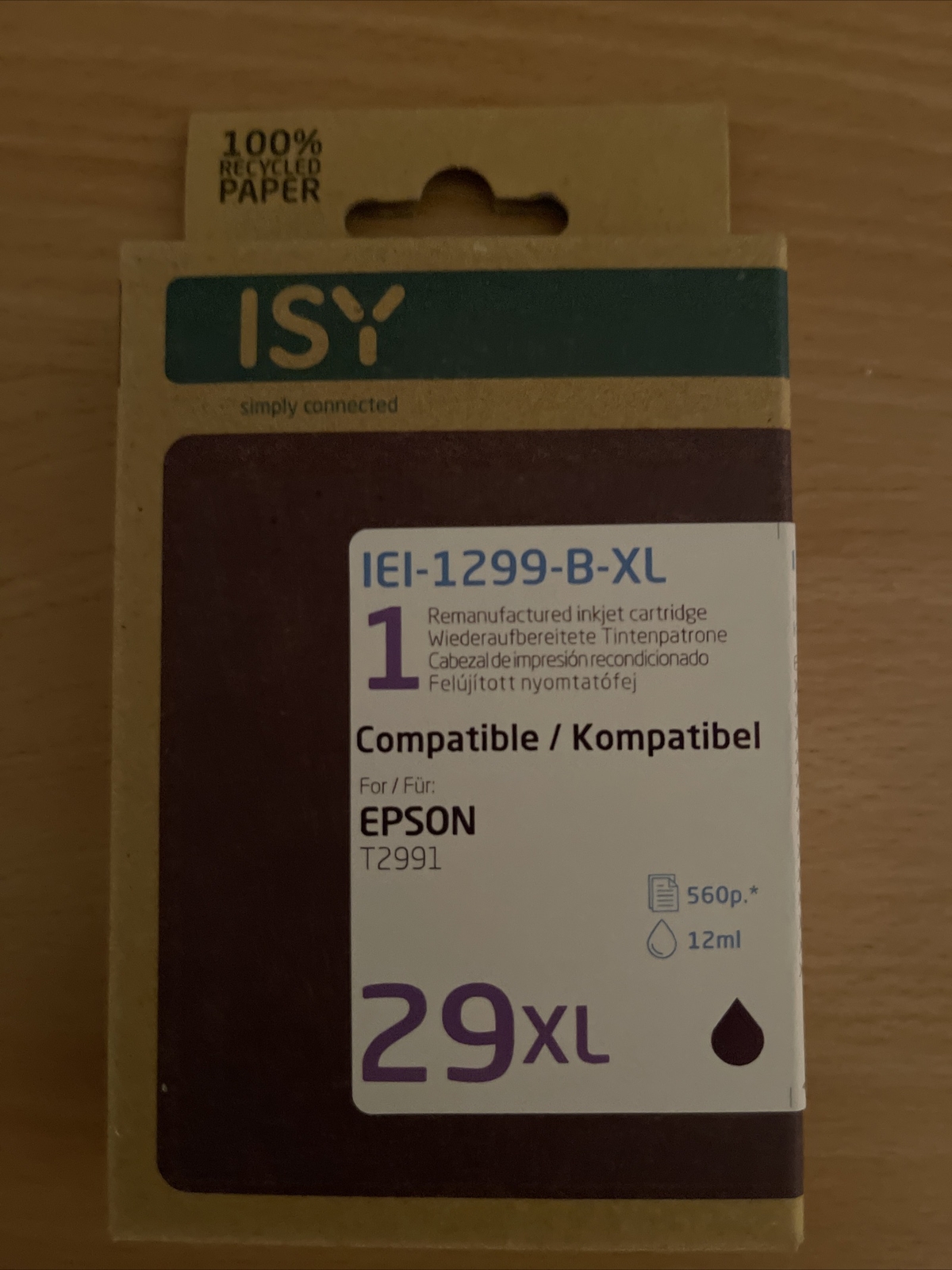 Isy IEI-1299-B-XL kompatibel zu Epson T2991 | eBay.de