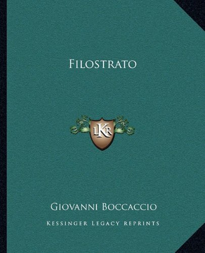 Filostrato by Giovanni Boccaccio (2010, Trade Paperback) for sale ...