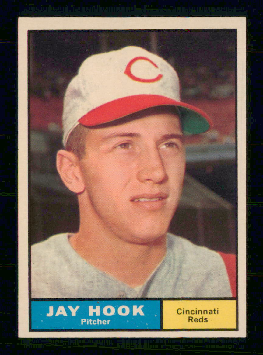 1961 TOPPS BASEBALL # 162 JAY HOOK INV J7945 | eBay