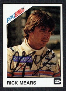 Rick Mears #1 signed autograph 1983 A&S Racing PPG Indy Car World ...