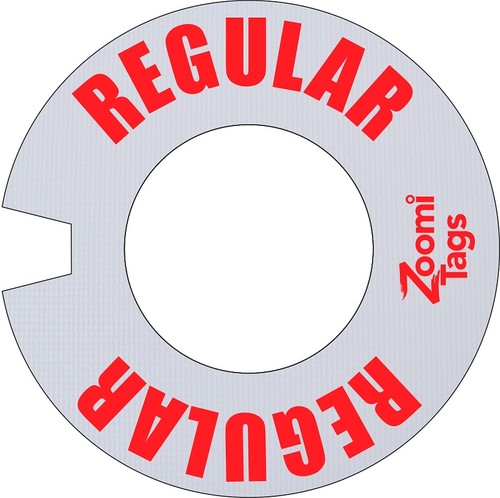 REGULAR GASoline can Tag LABEL Fuel Gas Container ID car auto zoomitag ...