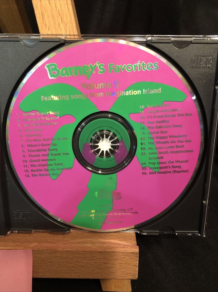 BARNEY - Barney's Favorites Vol 2 (featuring Songs From Imagination ...