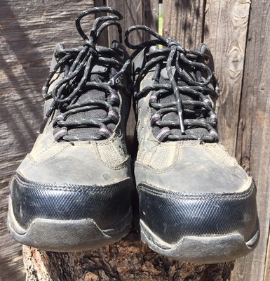 TREDSAFE Nola, Mens BLACK Color SLIP RESISTANT STEEL TOE Work Boots ...