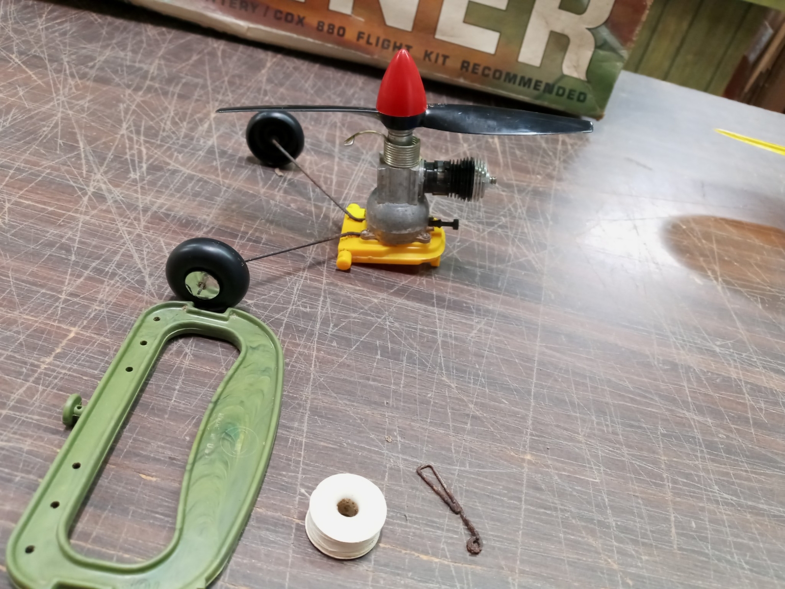 NOS Vtg Cox PT-19 Flight Trainer Airplane Gas Engine Powered Plane ...