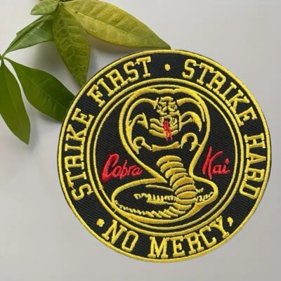 Karate Kid Cobra Kai Dojo Embroidered Iron on PATCH | eBay