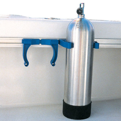 ADJUSTABLE SCUBA TANK HOLDERS - Roll Control (Set of two in color white ...