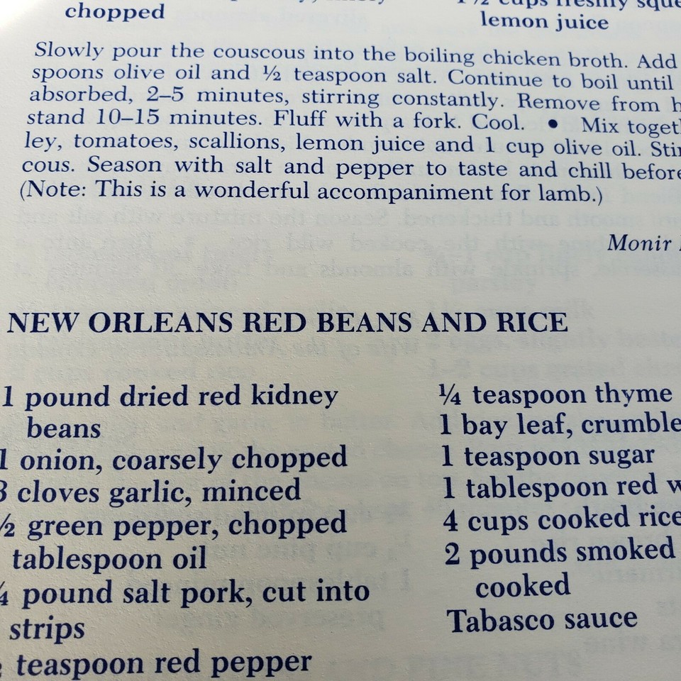 The Washington Cookbook Volume 1 1982 3rd Print Nancy Reagan Bess ...