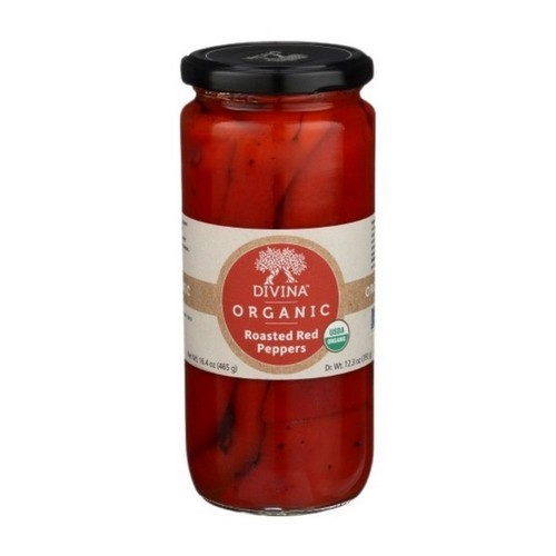 Organic Roasted Red Peppers 12.3 Oz(Case Of 6) By Divina | eBay