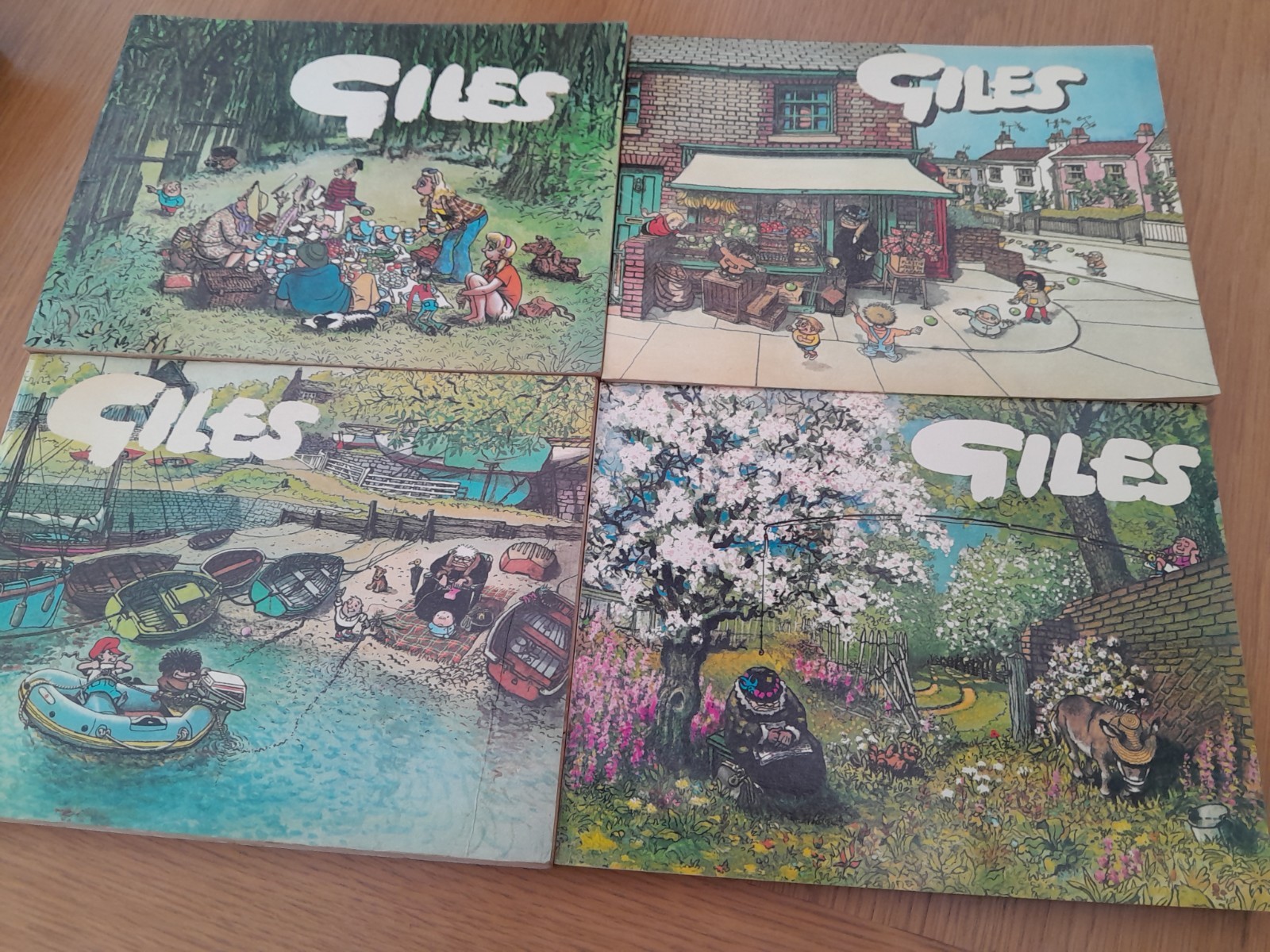 Giles Cartoon Annuals x 4 27/28/29/30 | eBay UK