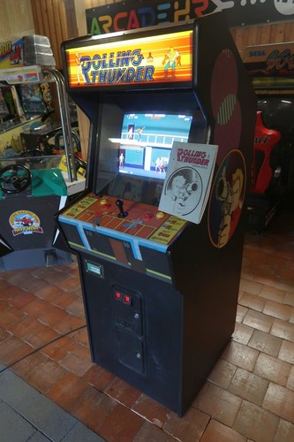 ROLLING THUNDER arcade machine cabinet ATARI 1986 in Europe | eBay