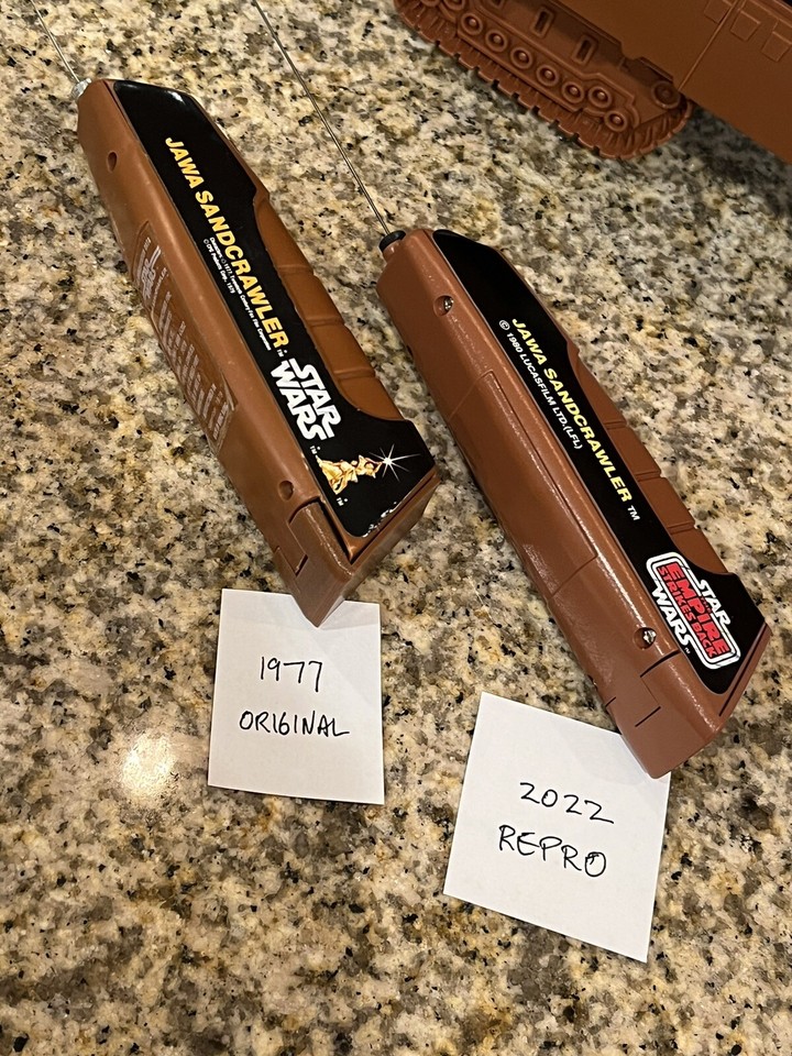 VINTAGE STAR WARS JAWA SANDCRAWLER REPLACEMENT REMOTE / KENNER REPRO ...