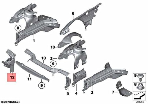 Genuine BMW Z4 Roadster E89 Z4 18i 20i 23i 28i 30i 35i Left Support ...
