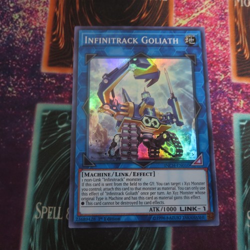 Yu-Gi-Oh! Infinitrack Goliath INCH-EN010 1st Edition Super Rare NM | eBay