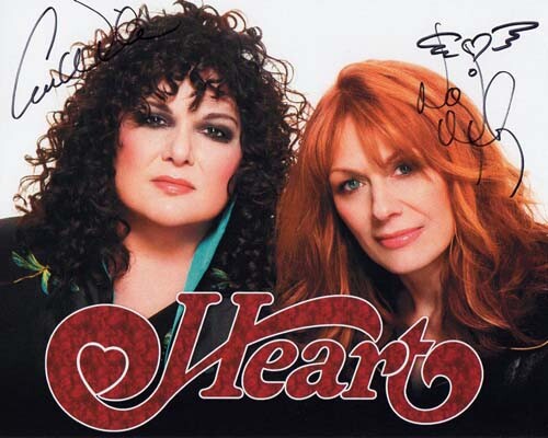 HEART ANN & NANCY WILSON AUTOGRAPHED 8X10 SIGNED PHOTO reprint | eBay