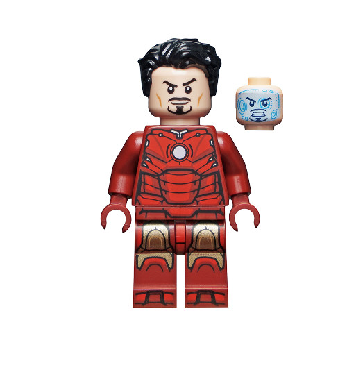 Lego Iron Man Head Decals