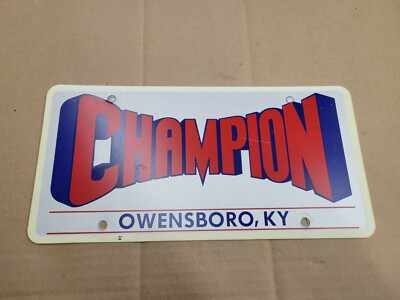 Champion Ford Owensboro Kentucky KY Car Dealership Dealer License Plate ...