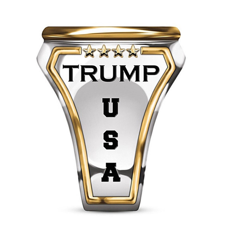 US President Trump Ring Make America Great Again Fashion Ring for Men ...