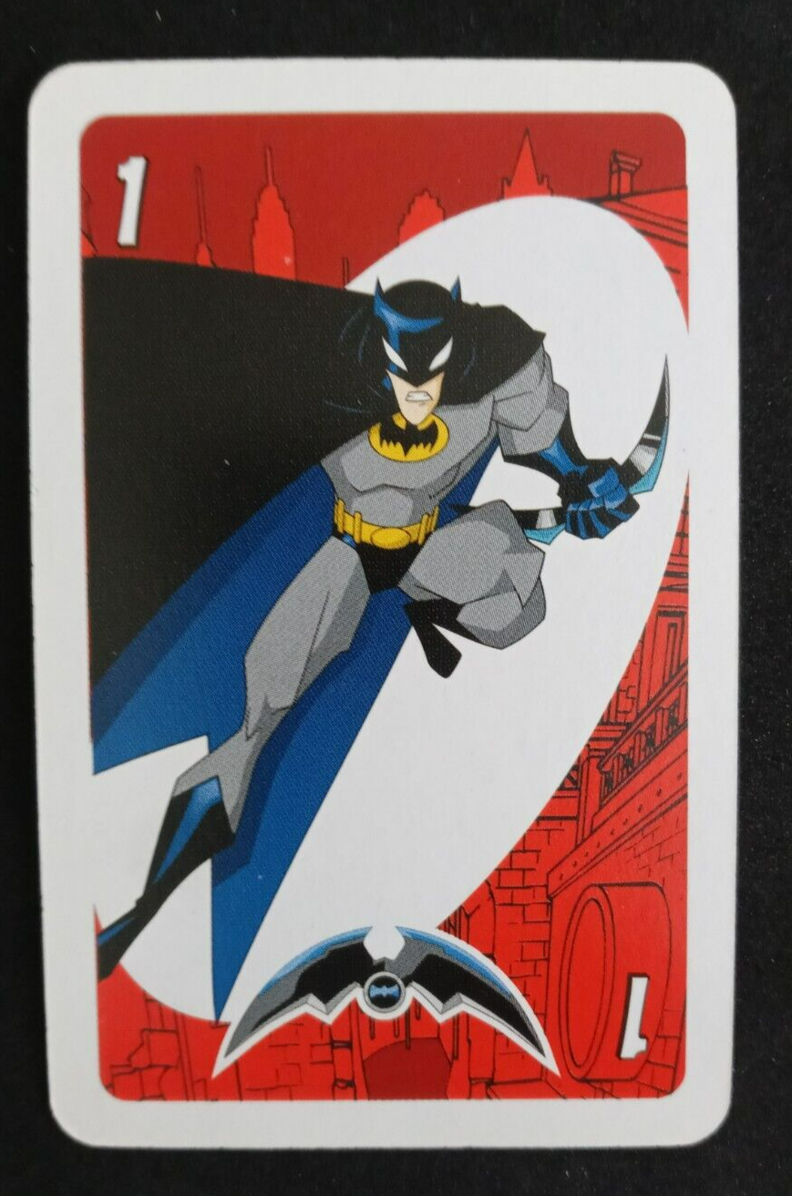 2005 DC Batman Uno Card Red Batman #1 | eBay