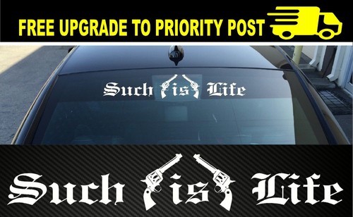 Such is Life with ned kelly pistols guns bns ute Car 4x4 Sticker 600mm ...