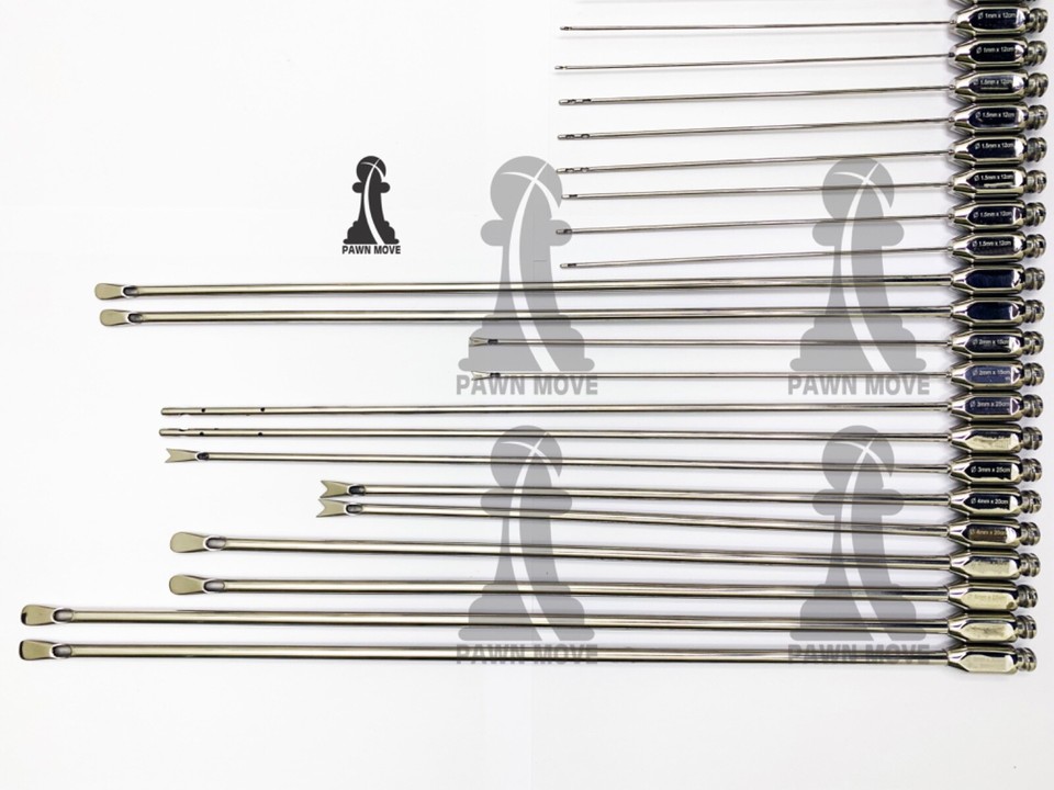 Complete Body Liposuction Set of 68 Pieces Nano Fat Harvesting Cannulas ...