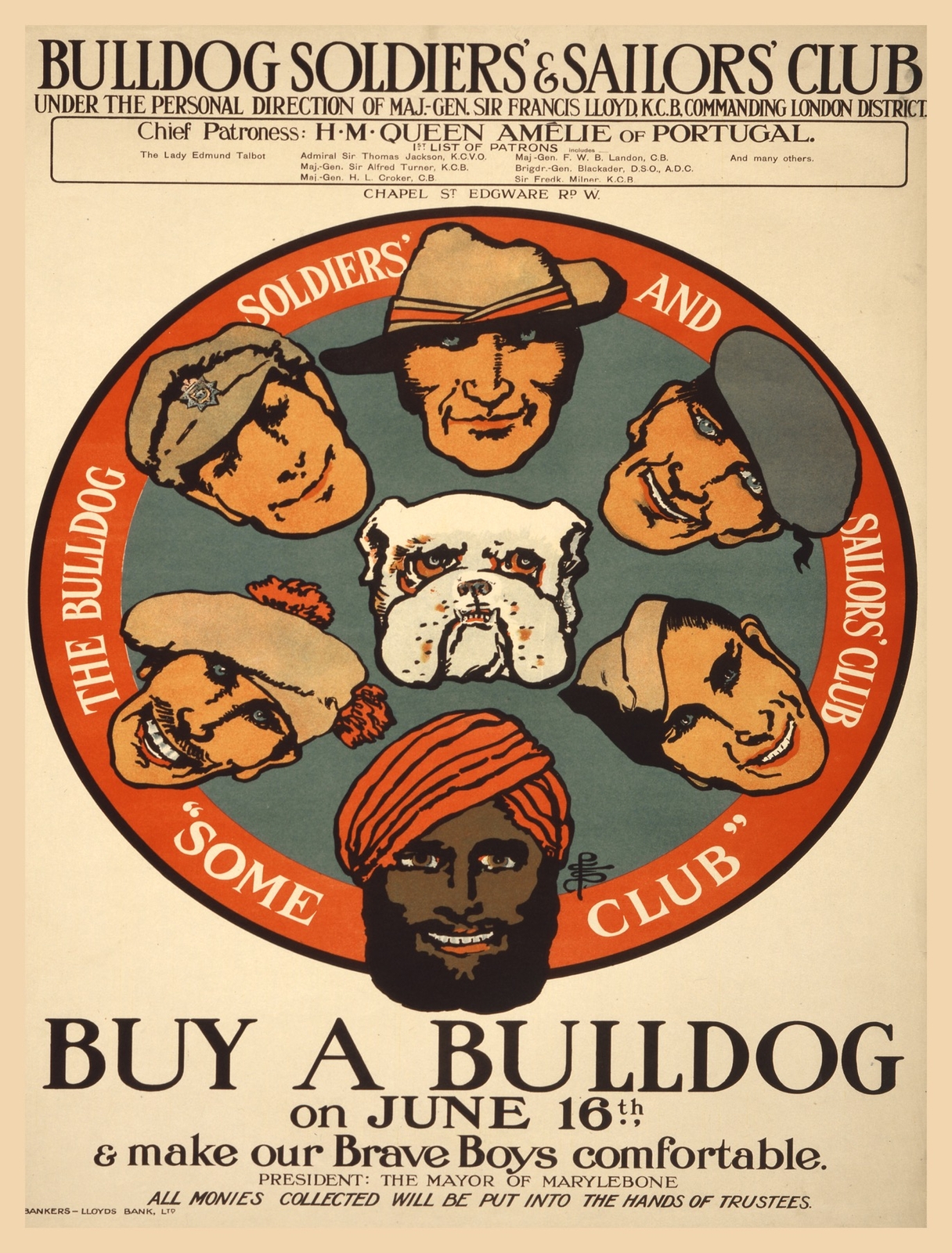 9713.Decoration Poster.Room Wall art.Home decor.Bulldog Soldiers sailor ...