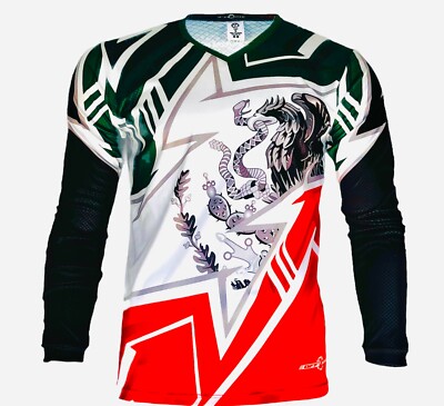 Mexico Jersey Off-Road Mexico Jersey Mountain Bike Jersey Long Sleeve ...