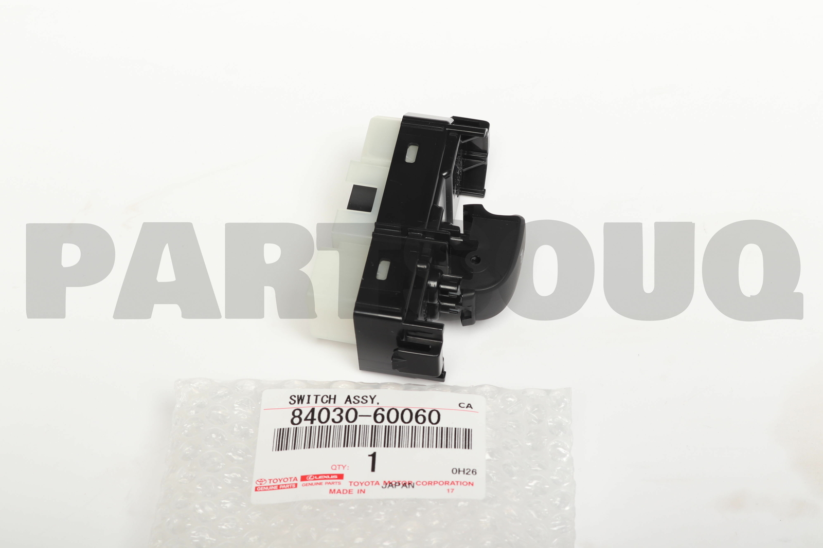 8403060060 Genuine Toyota SWITCH ASSY, POWER WINDOW REGULATOR 84030 ...