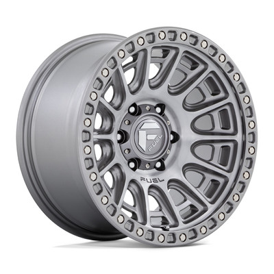 17" Fuel D833 Cycle 17x9 5x5 -12mm Wheel Platinum Lifted For Jeep ...