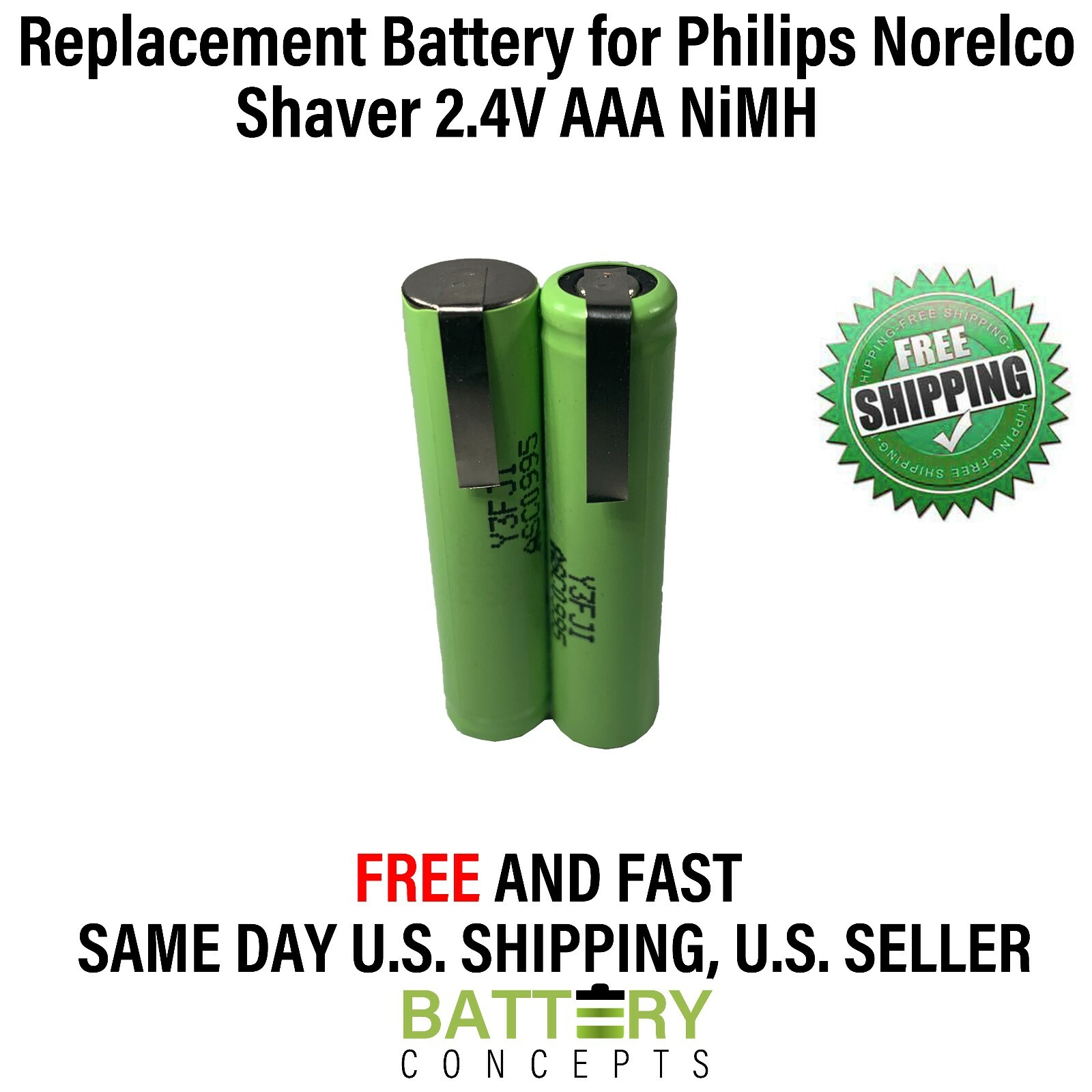 Replacement Battery for Remington Barba etc shaver razors 42 x 10 x ...