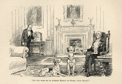 RADIO (UPPER CLASS) HUMOR - Vintage British Punch CARTOON 1936 ...