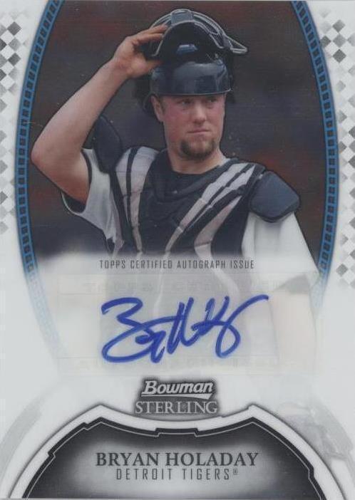 2011 Bowman Sterling - Prospect Autographs Bryan Holaday #BSP-BHO (AU ...