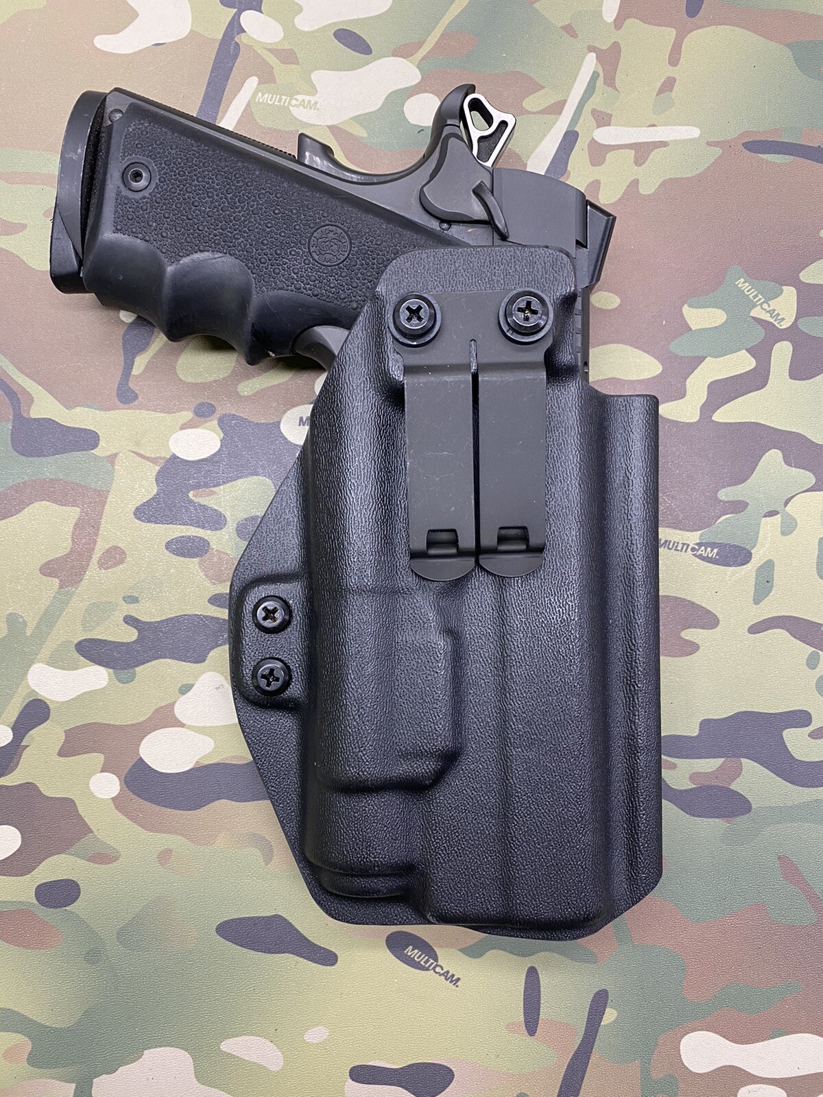 Black Kydex IWB Holster for Springfield Prodigy 4.25" Streamlight TLR-1 ...