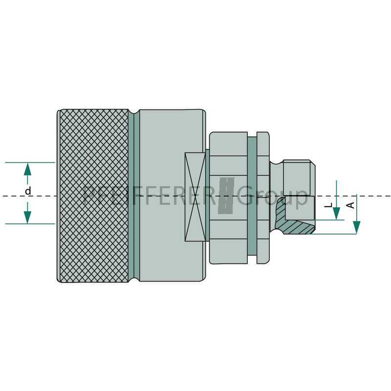 KL-Kupplungsloshälfte KL 25S (M36x2,0) DN25-BG6 | eBay