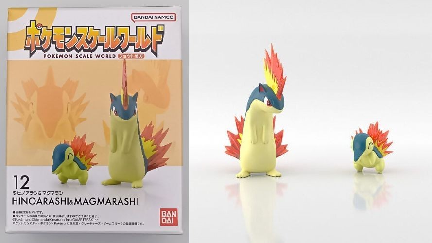 Pokemon Scale World Figures 12 Types 1/20 Bandai Namco 2025 Japan ...