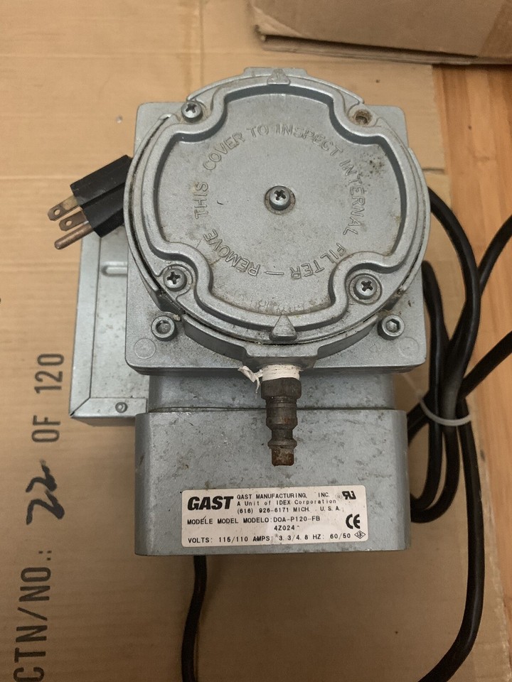 GAST 2Z866 Diaphragm Compressor/Vacuum Pump DOA-P135-AA | eBay