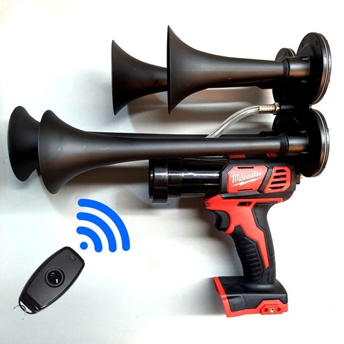 Milwaukee Train Air Horn with Remote Control M18 18v Drill Impact ...