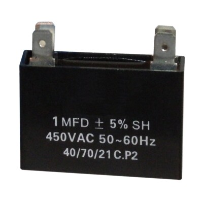 Mini Split Capacitor - 1 mfd 1 uf - 450V - 4 Terminal - 50/60HZ | eBay