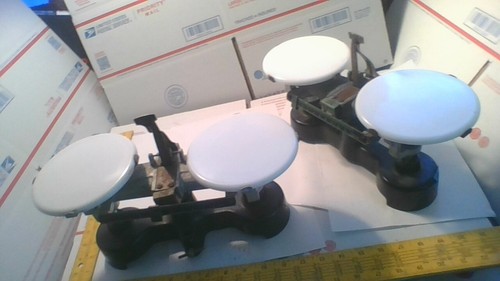 Antique Cenco Central Scientific Co Cast Iron Balance Scale - SOLD SEPARATELY | eBay