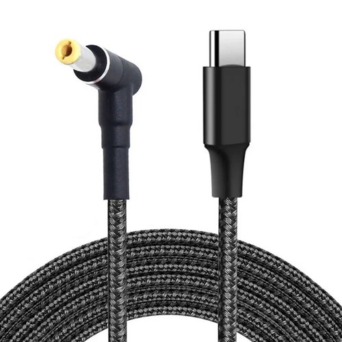 DC5.5x2.5mm to TypeC Charging Cable PD100W Triggers Adapter Line for ...